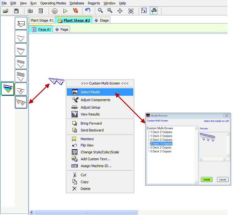Benutzerdefinierte Mehrdecksiebe