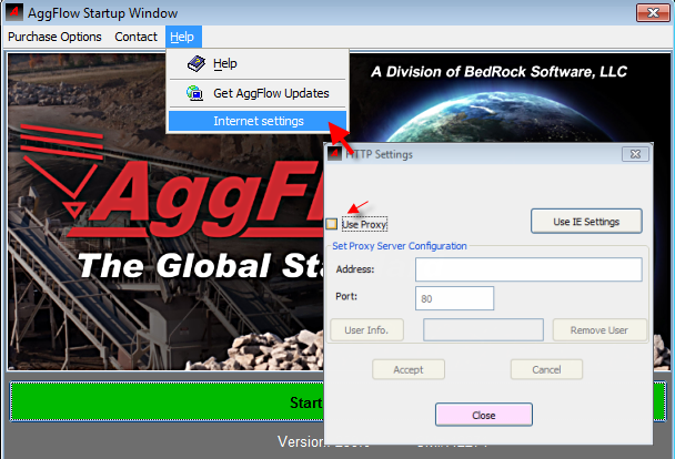 Solución de problemas de conectividad de AggFlow DM